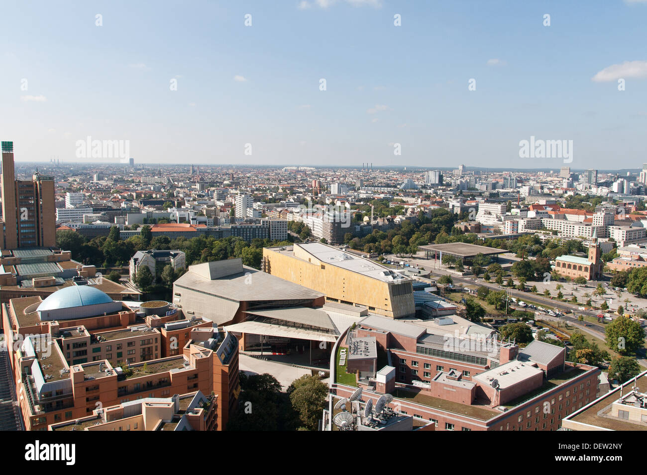 Aerial view potsdamer platz hi-res stock photography and images - Alamy