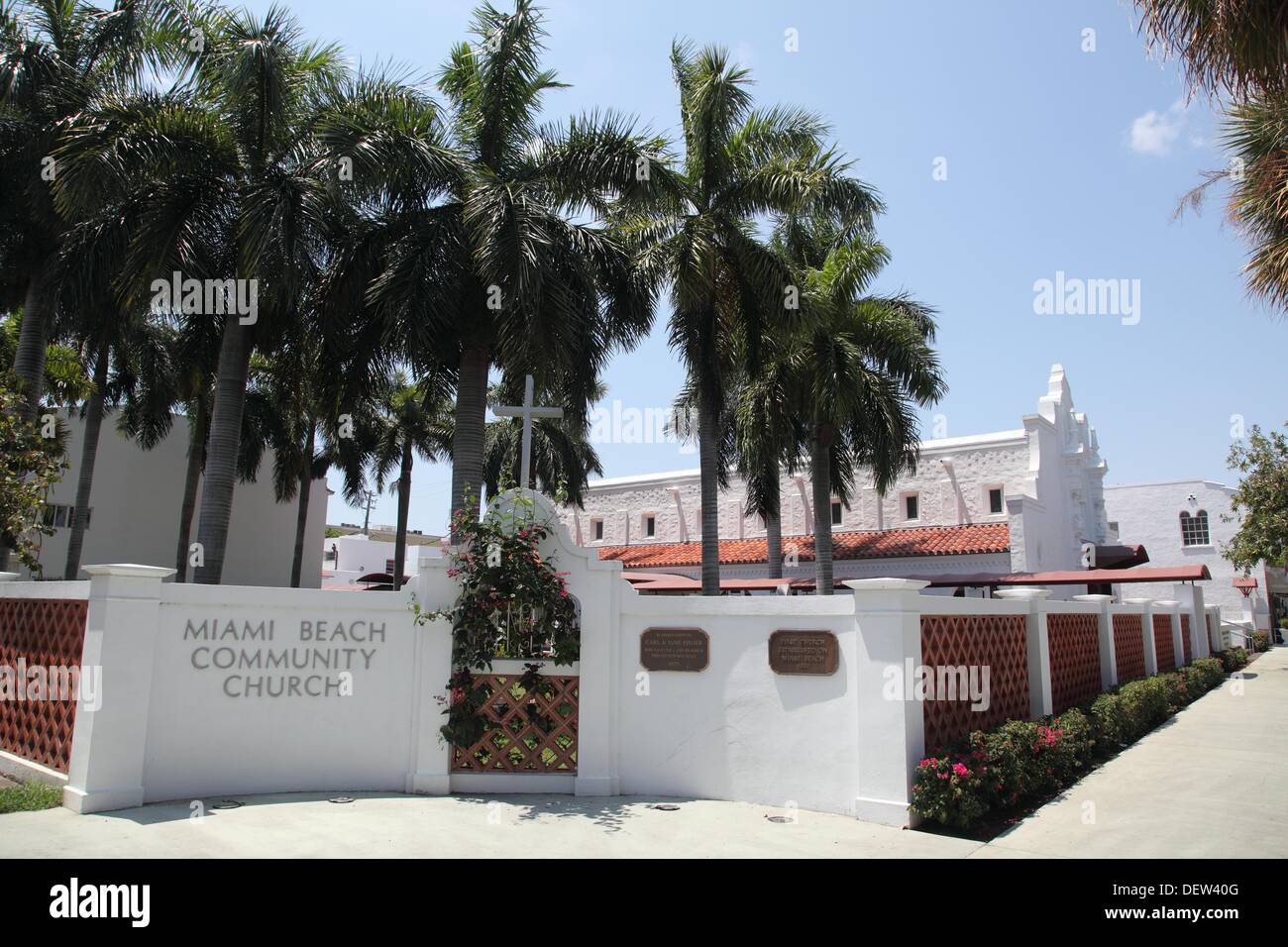 Miami beach community church hi-res stock photography and images - Alamy
