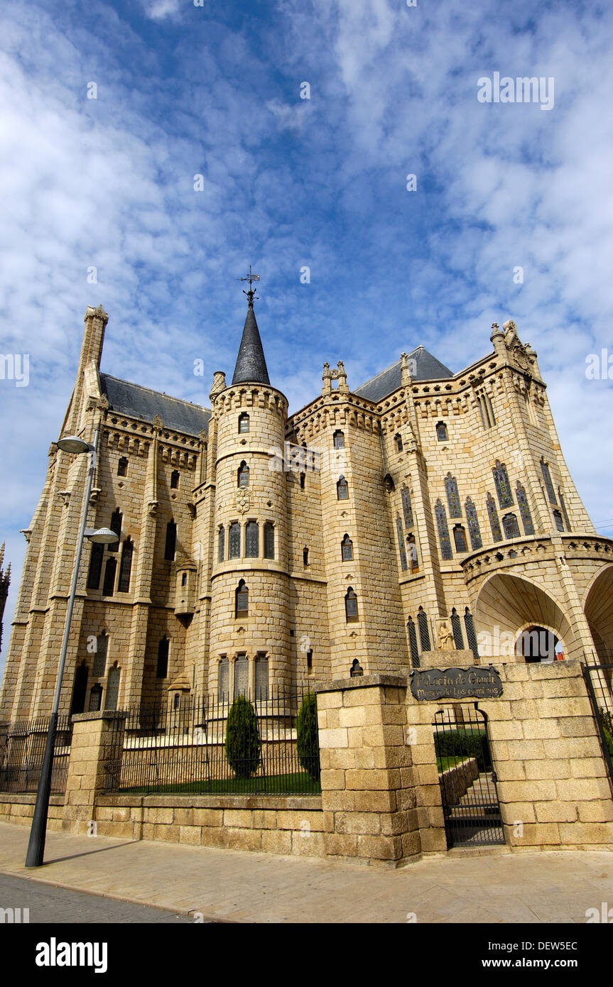 Episcopal palace 1887 1893 by gaudi hi-res stock photography and images ...