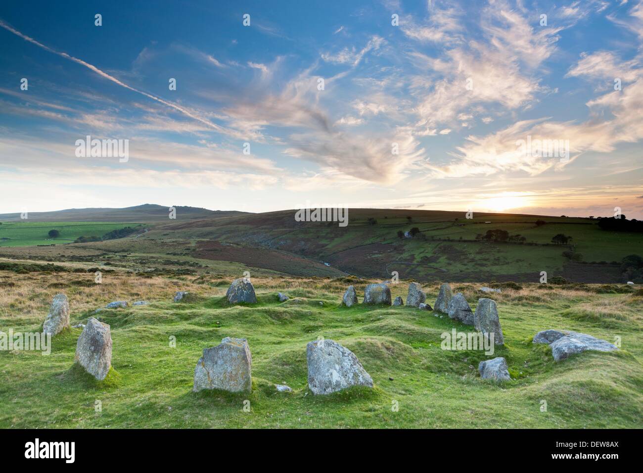 Nine maidens belstone hi-res stock photography and images - Alamy
