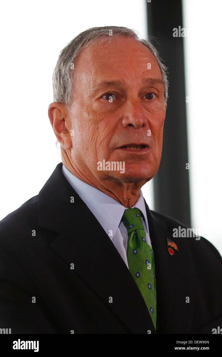 New York Mayor Michael R. Bloomberg on 24 September 2013 in London ...