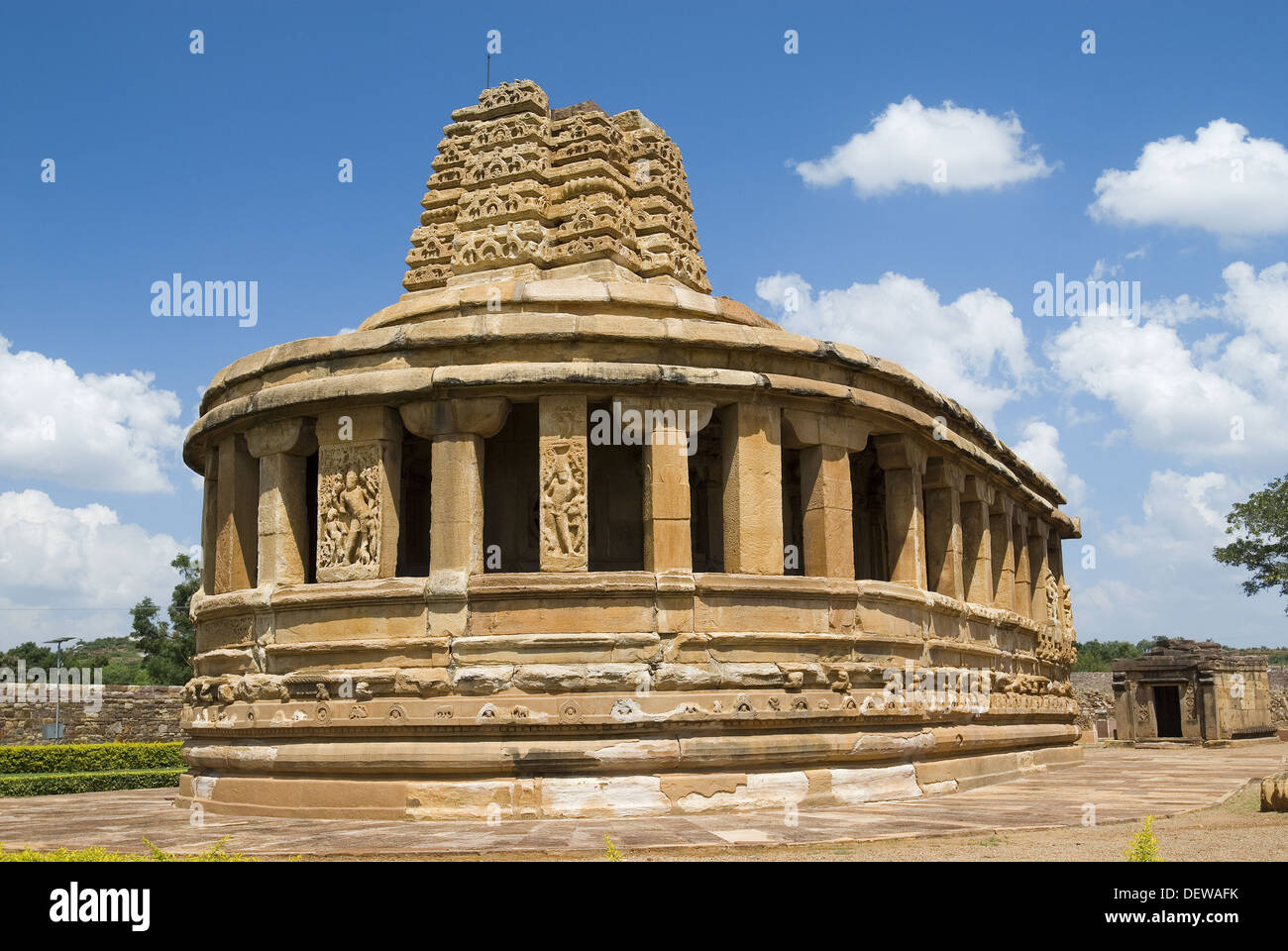 Durga Temple 7th Century At Aihole High Resolution Stock Photography ...