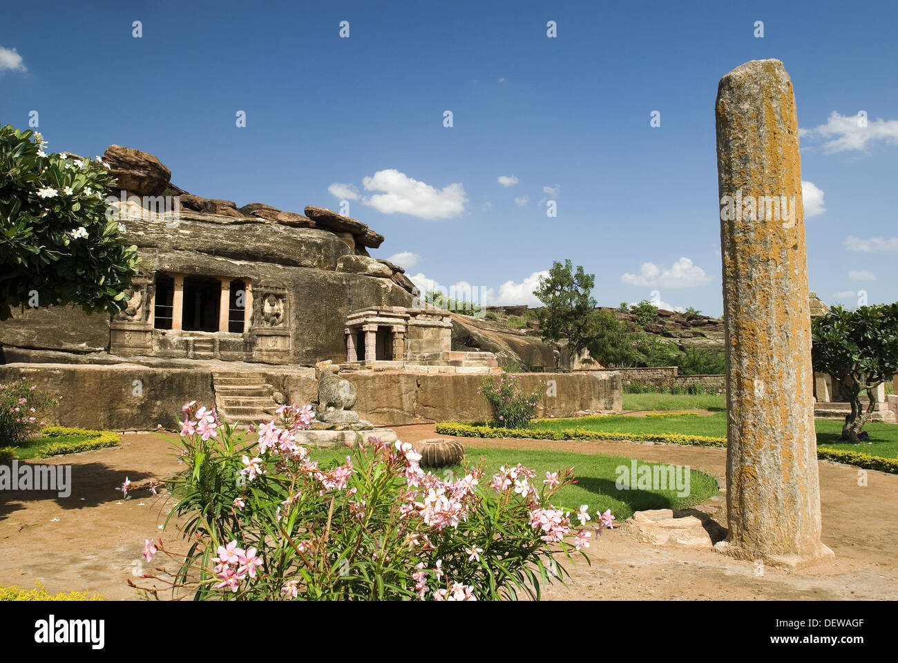 Aihole cave temple hi-res stock photography and images - Alamy