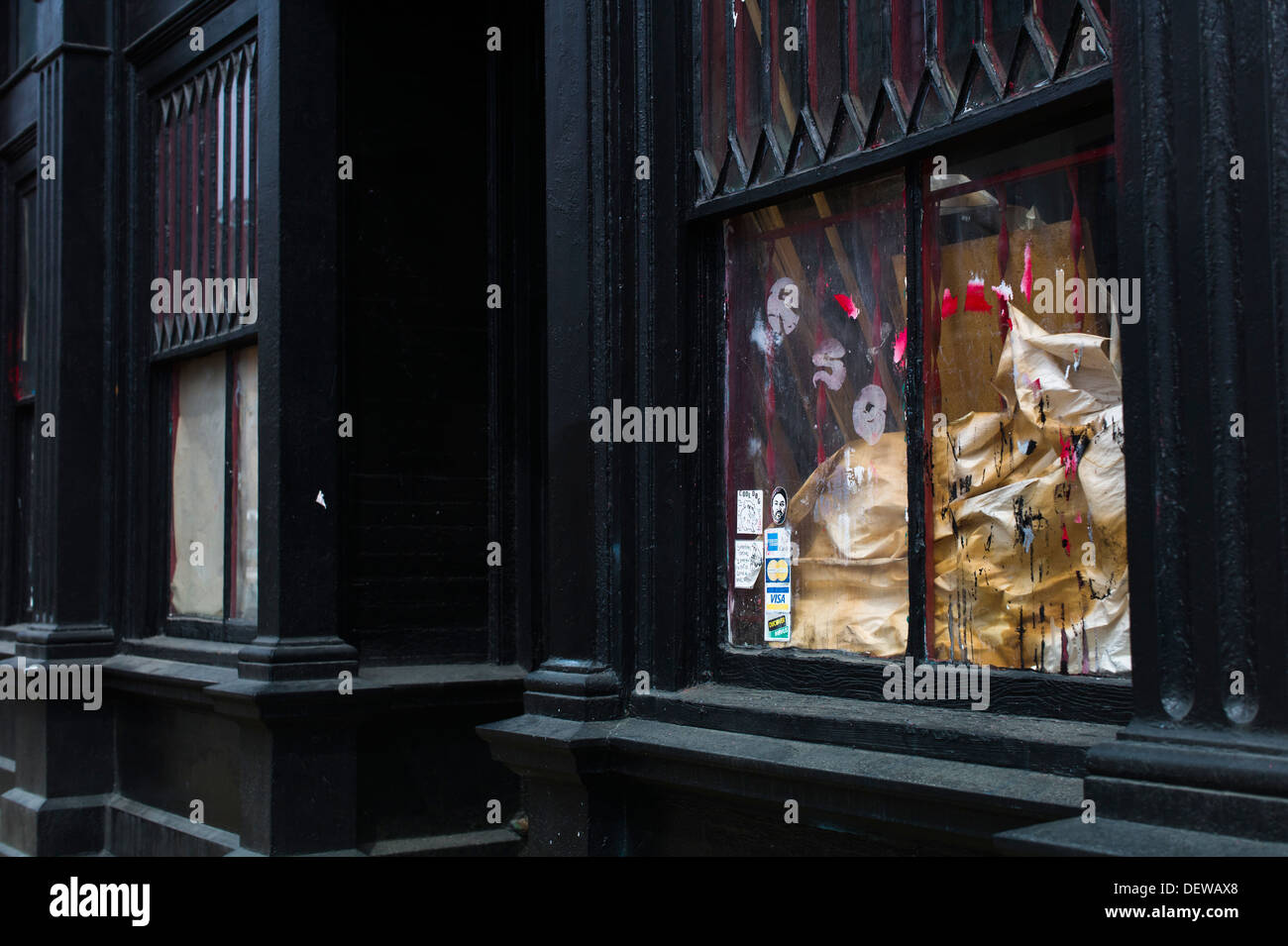 Closed down store Newport Rhode Island USA Stock Photo - Alamy