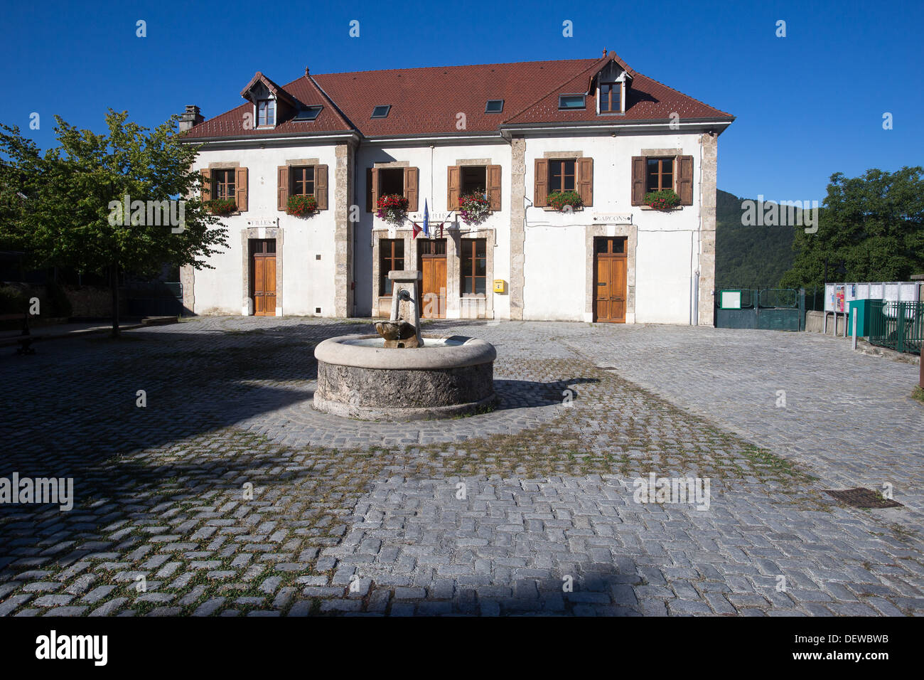 Revel alpine village near Grenoble Rhone Alps Alpes France Stock Photo ...
