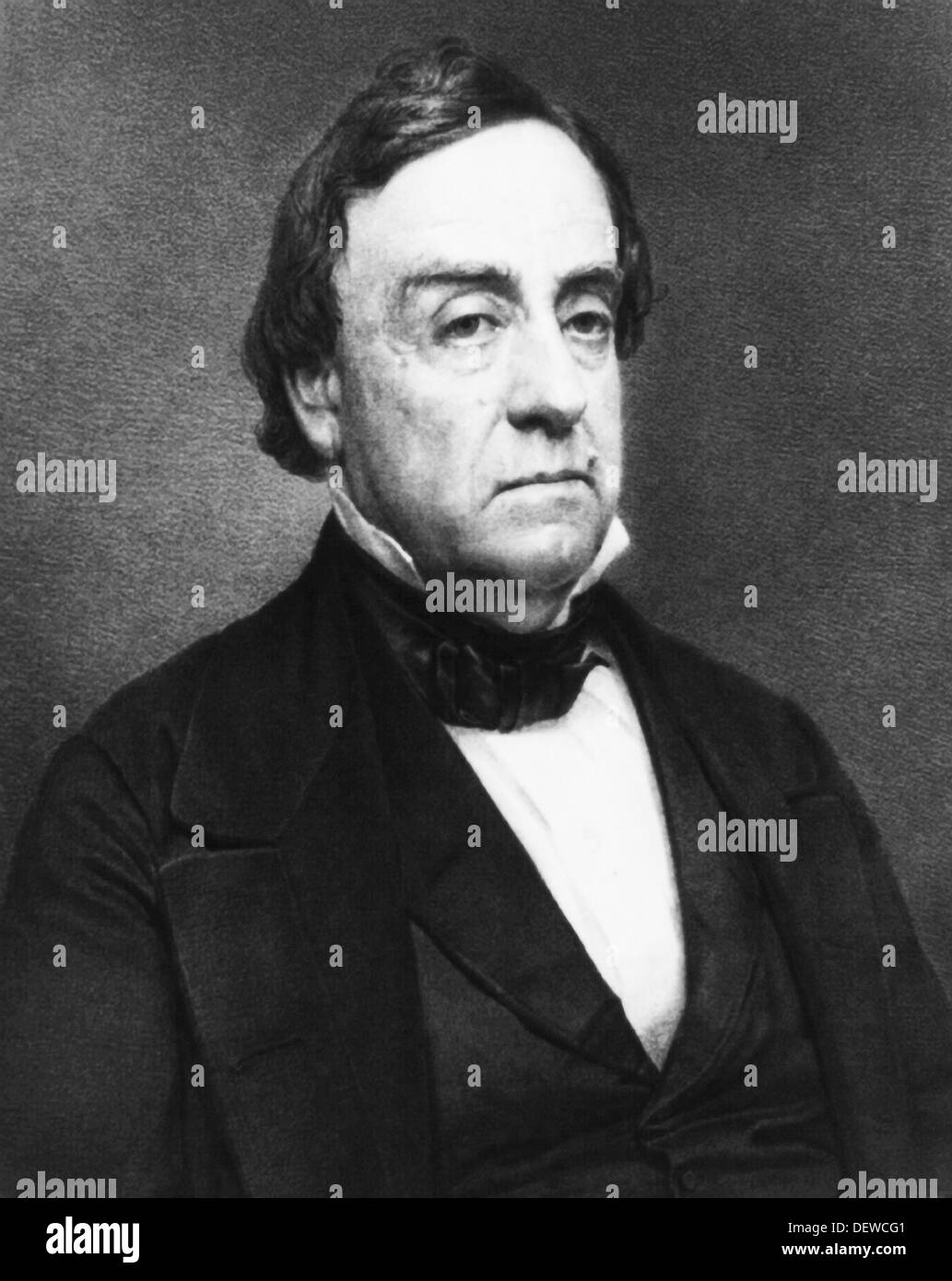 Vintage portrait of Lewis Cass Stock Photo - Alamy
