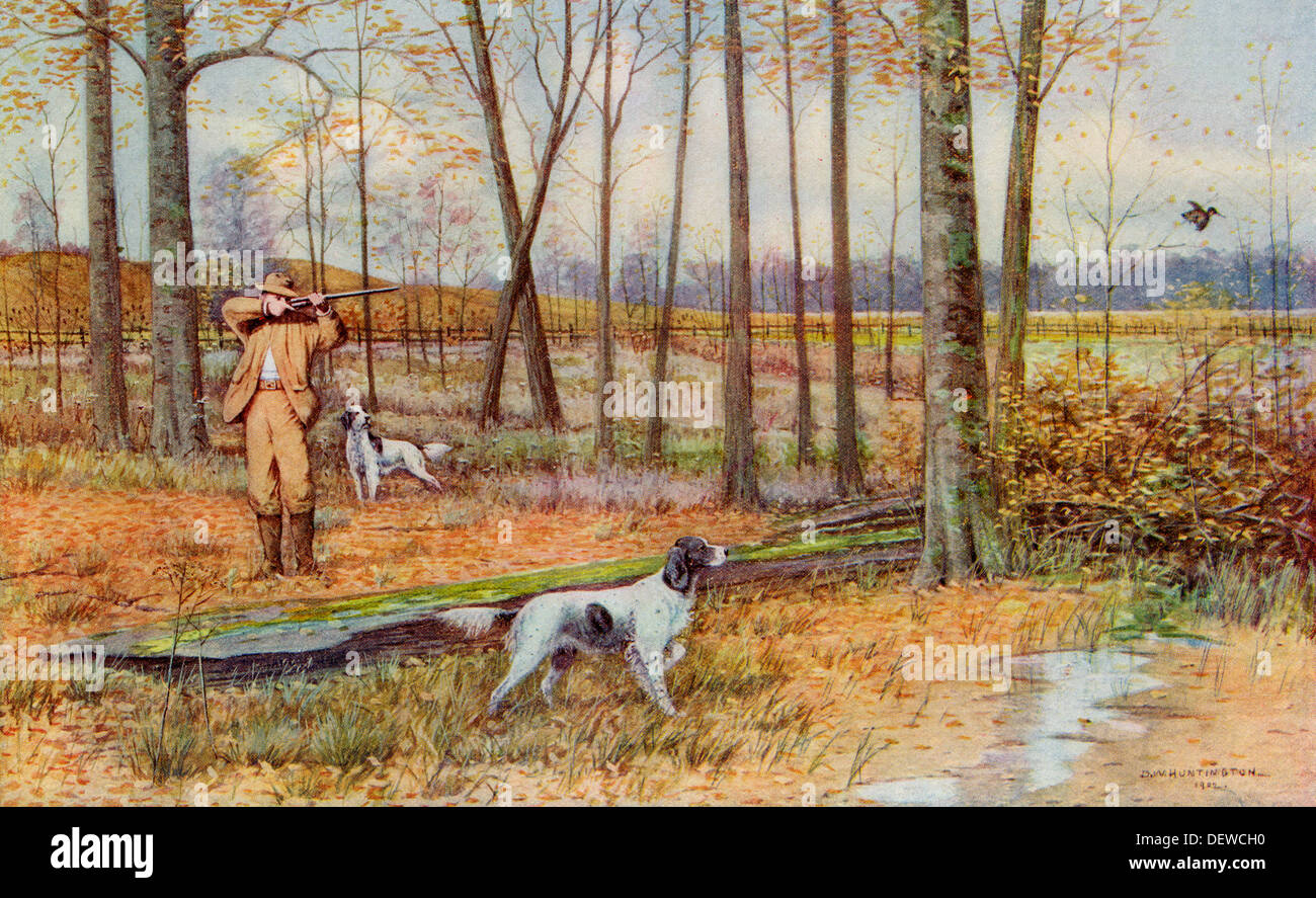 American hunting shotgun 19th century hi-res stock photography and ...