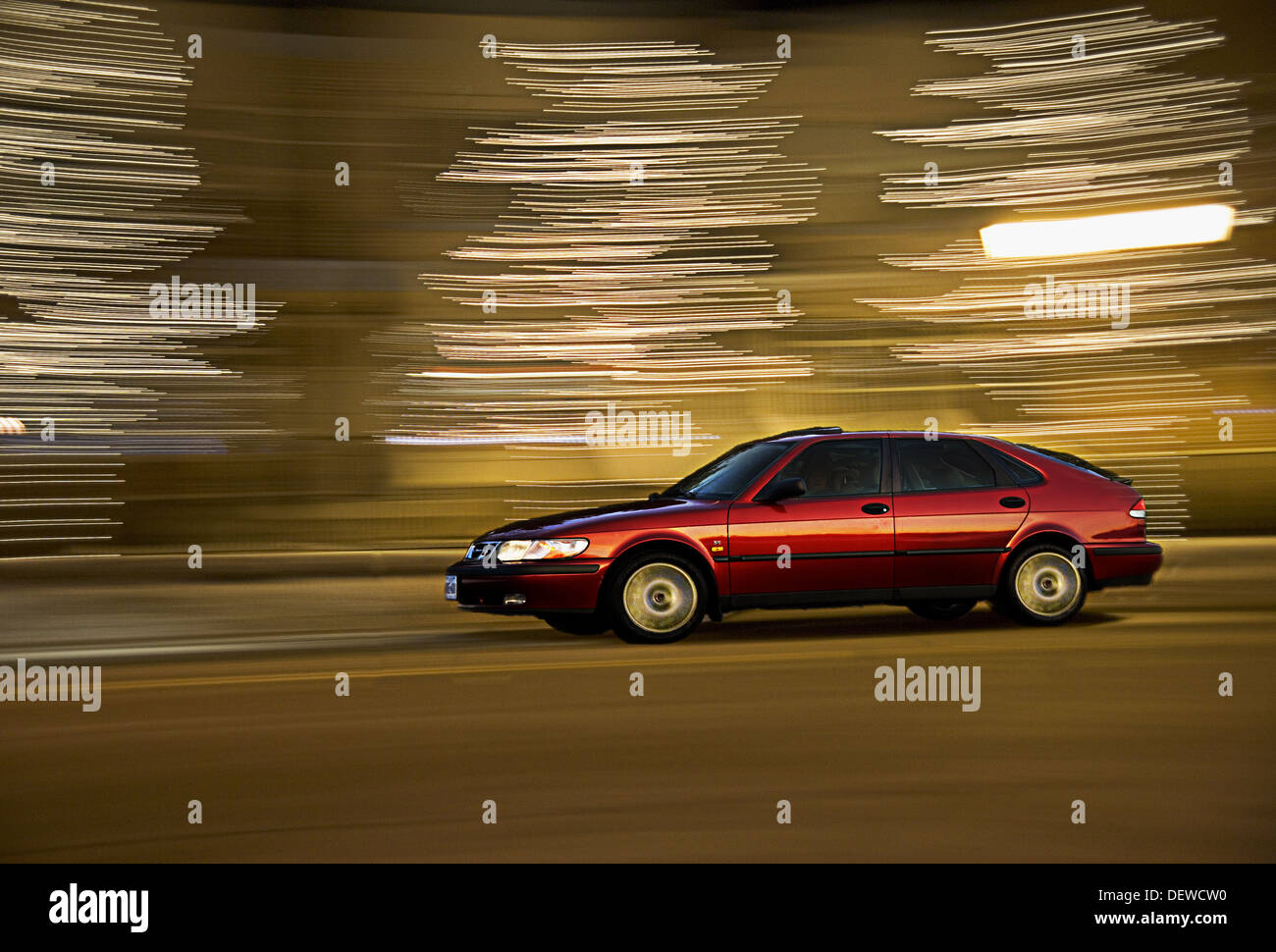 Red saab 9 3 hi-res stock photography and images - Alamy