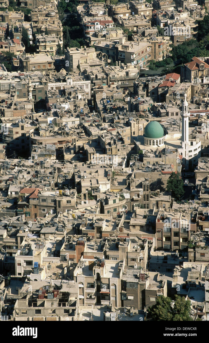 Aerial view damascus city hi-res stock photography and images - Alamy