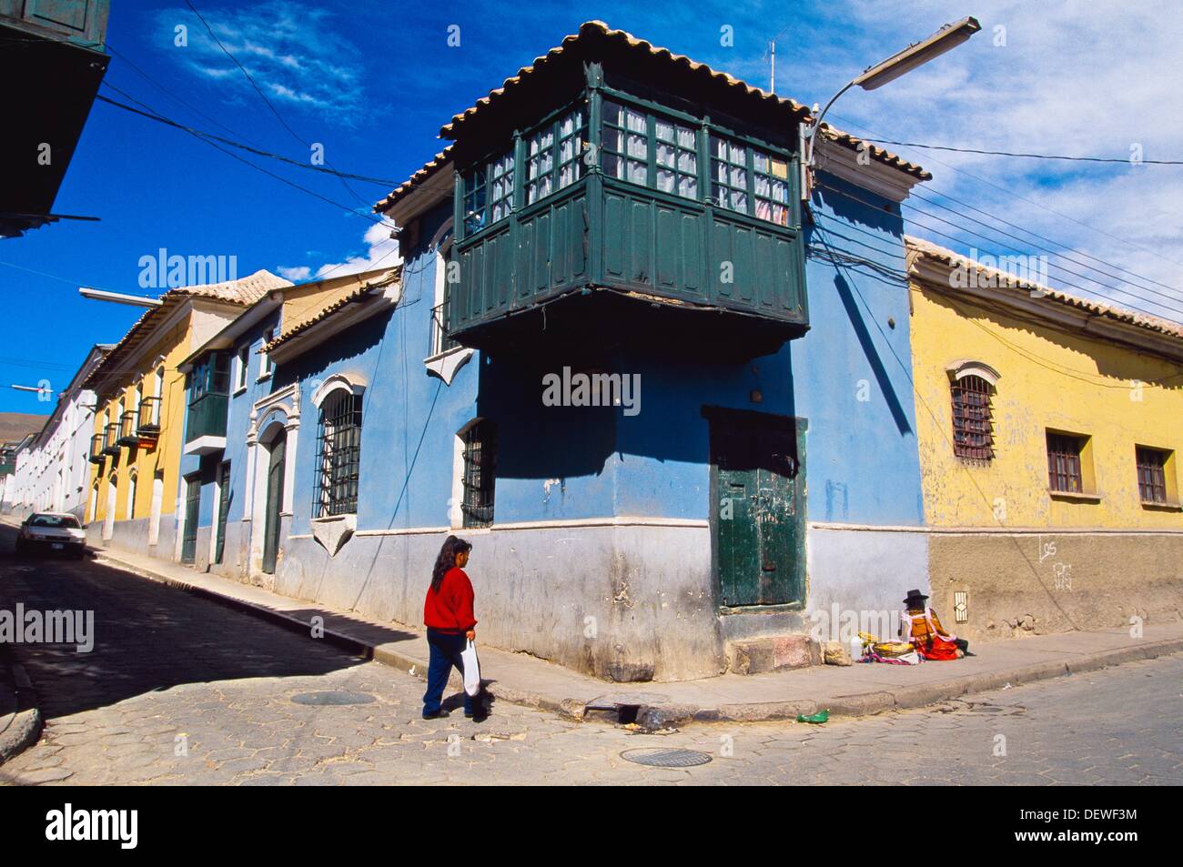 Colonial houses potosi bolivia hi-res stock photography and images - Alamy