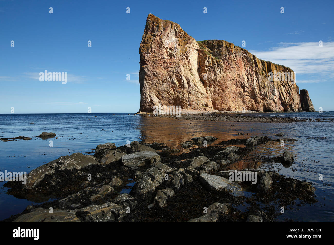 Percé Rock, Percé, Québec, Canada Stock Photo - Alamy