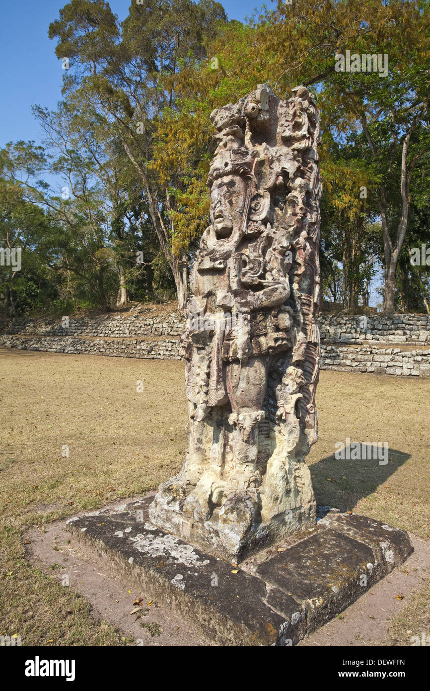 Copan stela f hi-res stock photography and images - Alamy