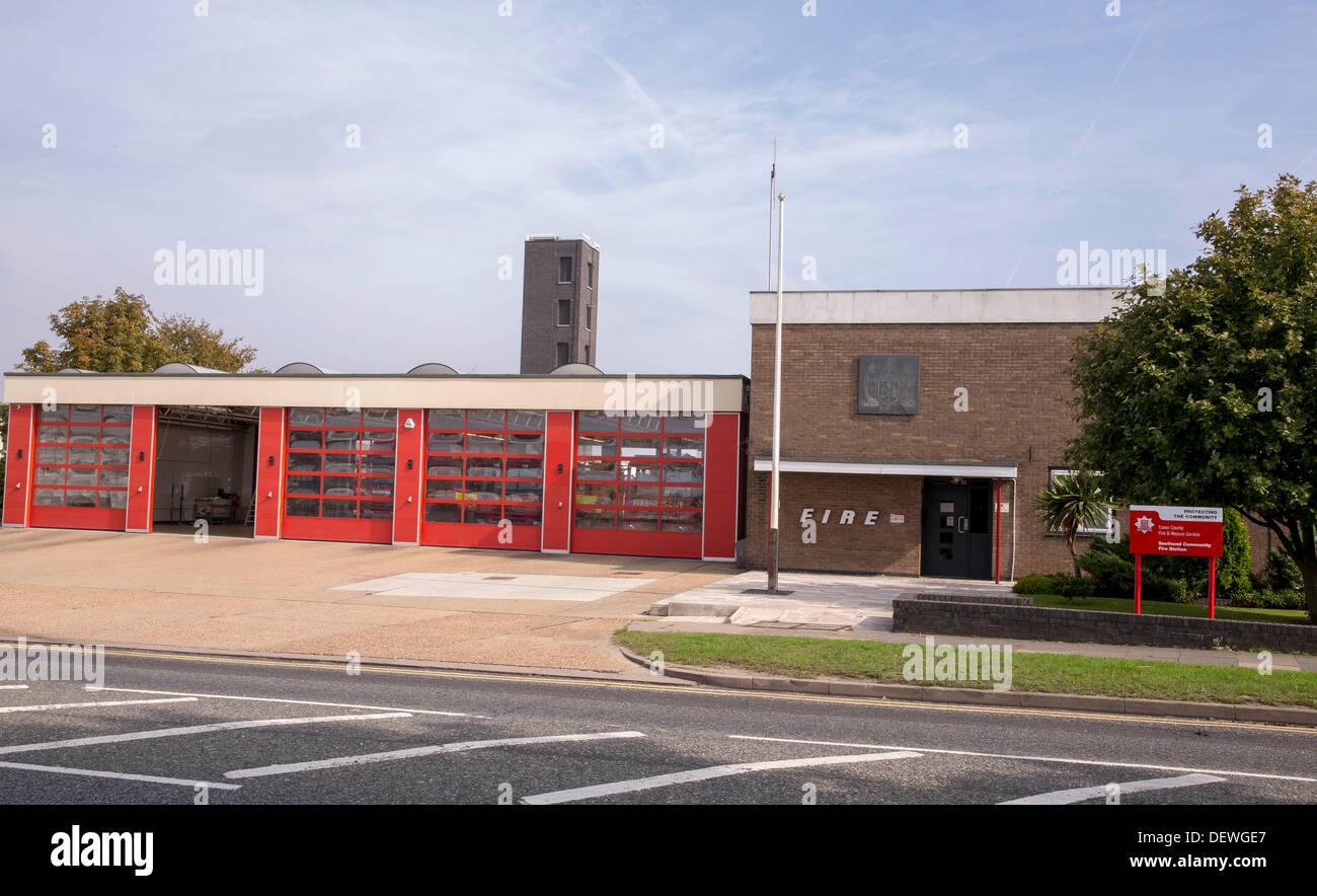 Southend-on-Sea, 24th Sept, 2013. fire station. Members of the Fire ...