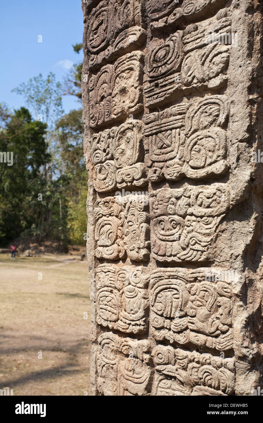 Stele copan ruinas copan honduras hi-res stock photography and images ...