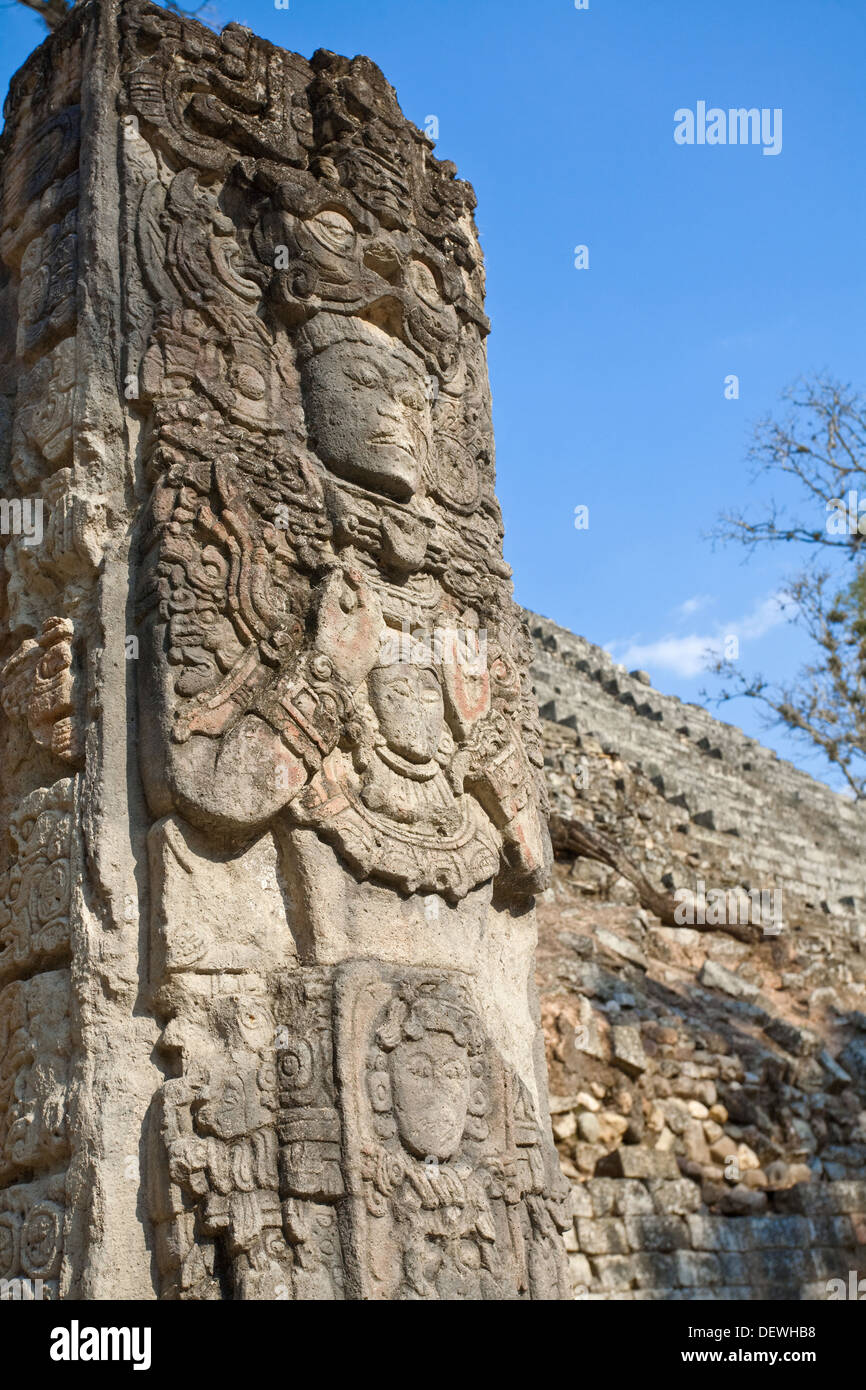 Honduras Copan Stele Maya Culture High Resolution Stock Photography and ...