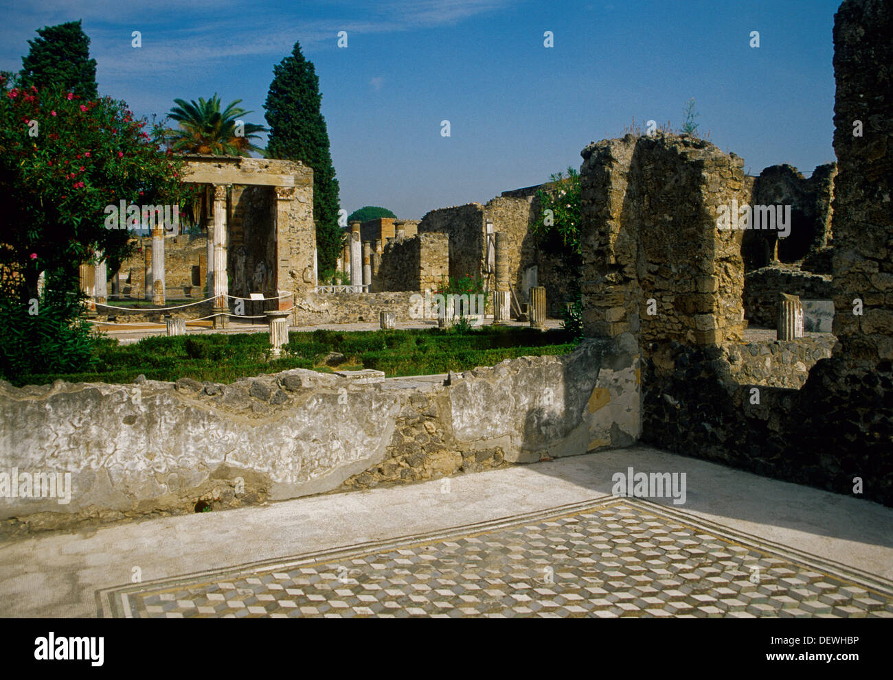 Pompeii floor tiles hi-res stock photography and images - Alamy