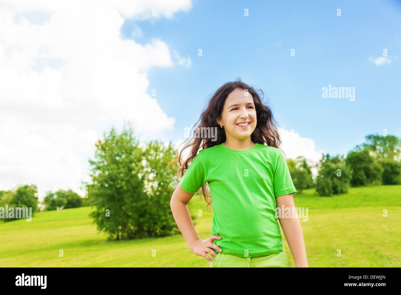 Beautiful 11 years old girl hi-res stock photography and images - Alamy