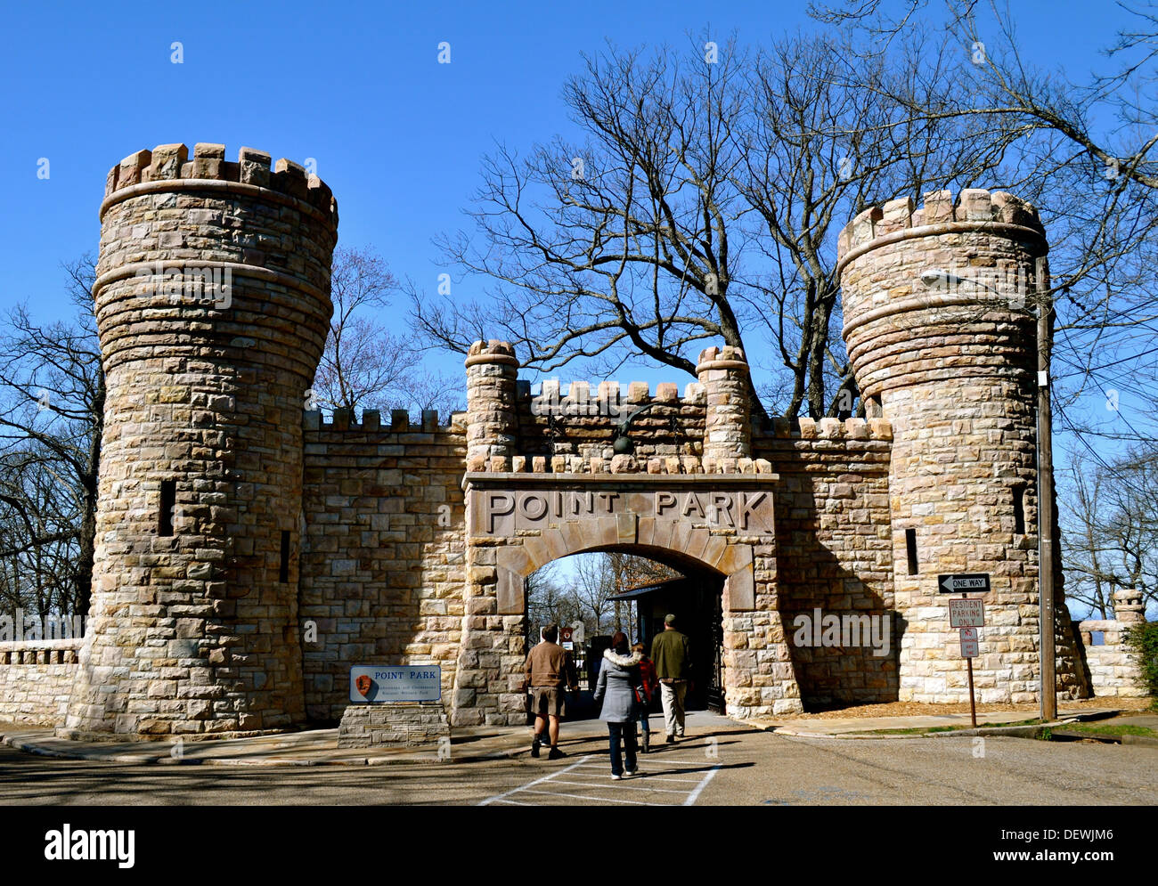 Point Park Overlook - Chattanooga, Tennessee - USA Stock Photo - Alamy