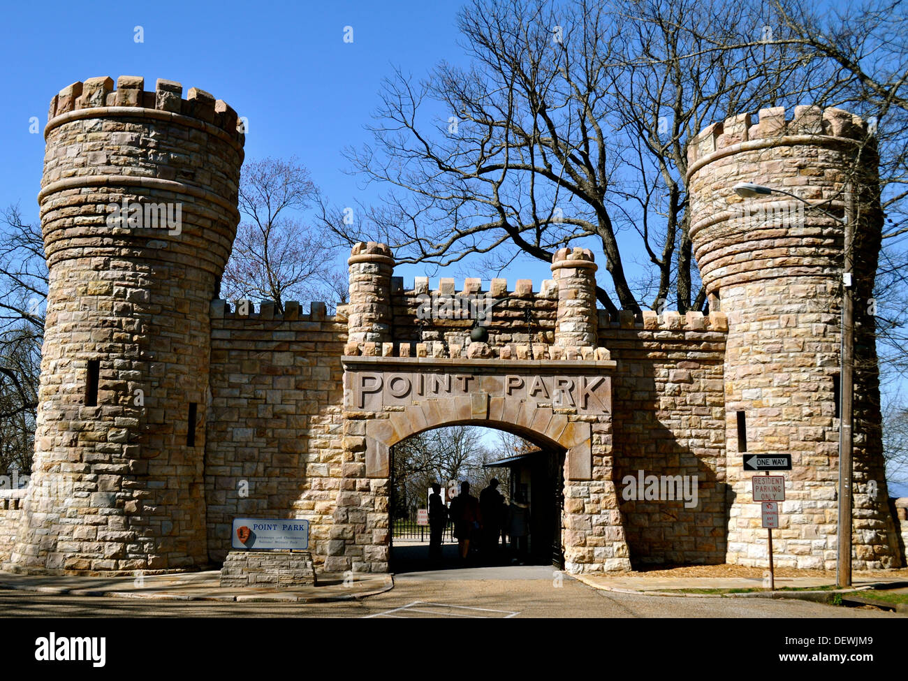 Point Park Overlook - Chattanooga, Tennessee - USA Stock Photo - Alamy
