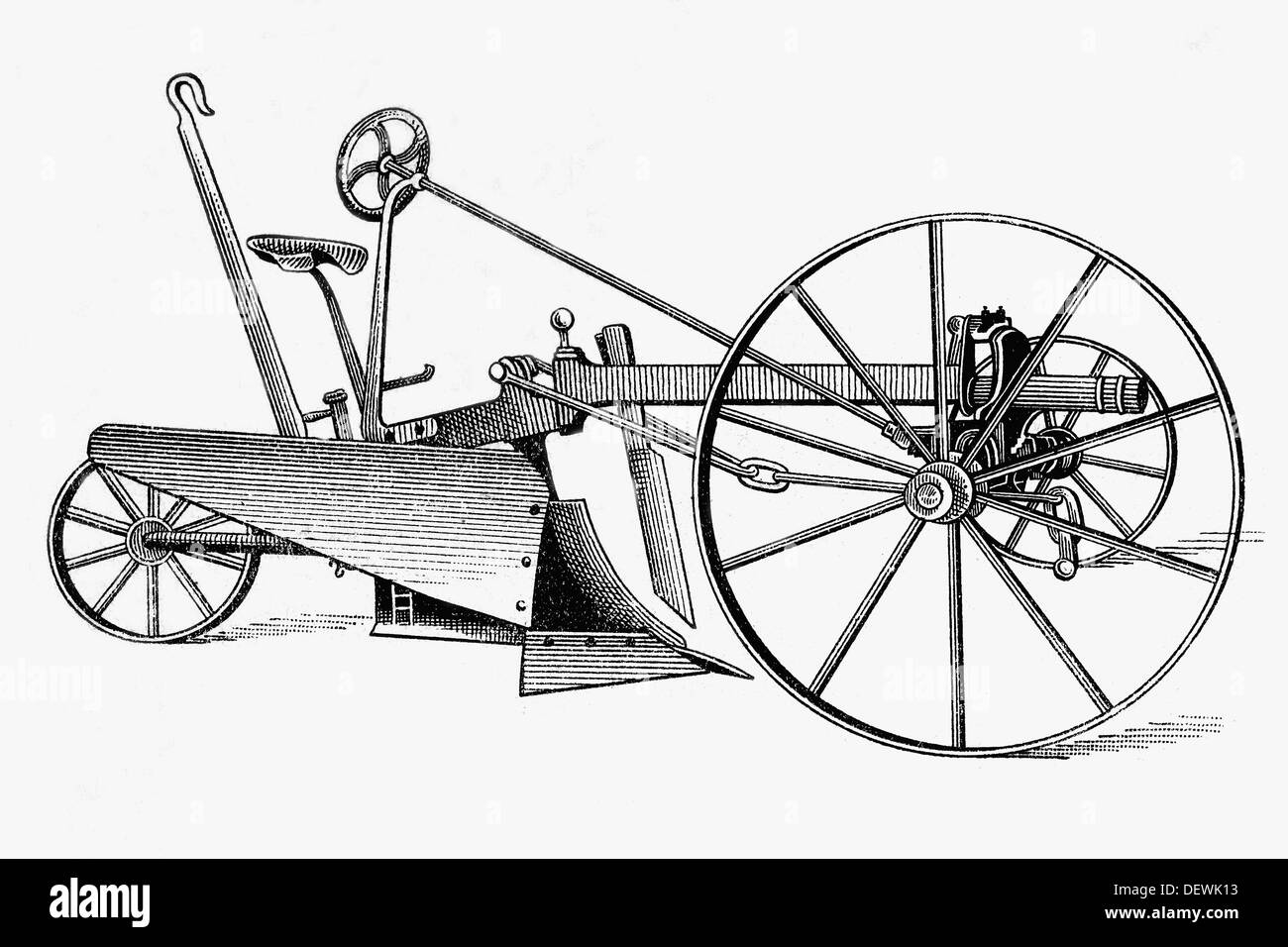 1800s plow Black and White Stock Photos & Images - Alamy
