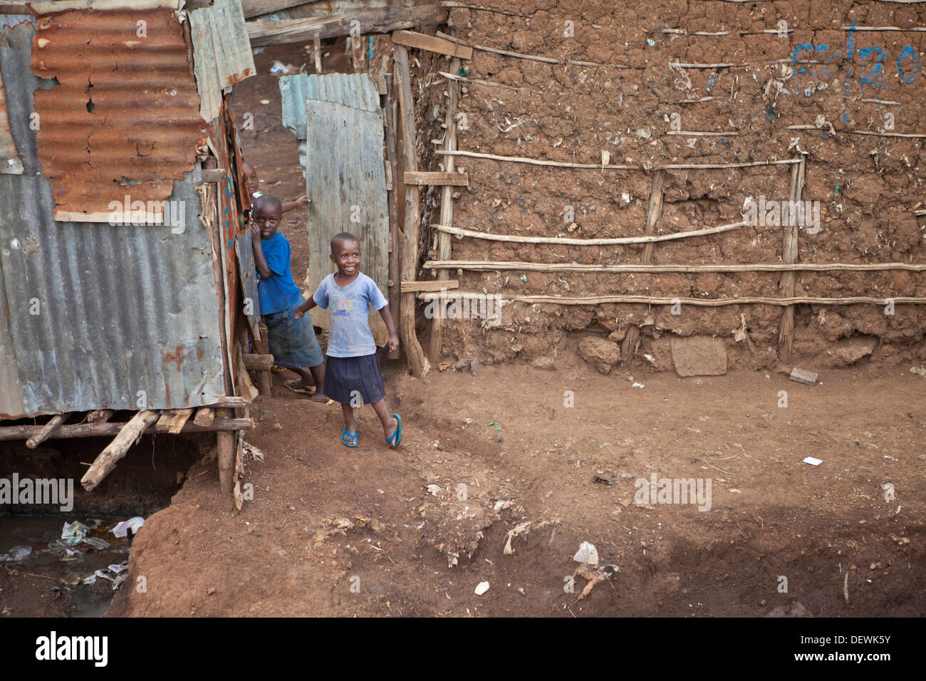 Children in kibera slum hi-res stock photography and images - Alamy