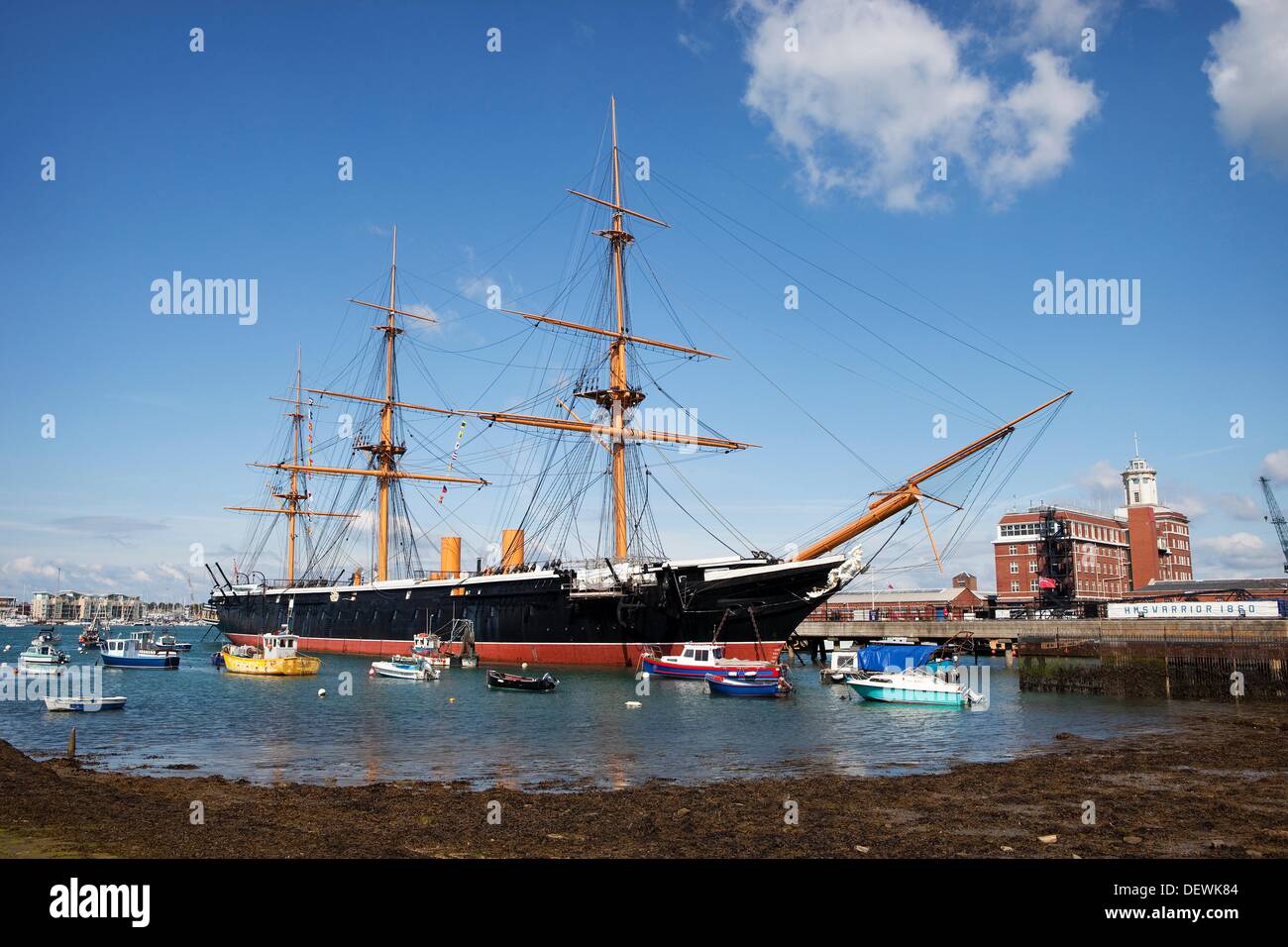 Hms warrior ironclad warship hi-res stock photography and images - Alamy