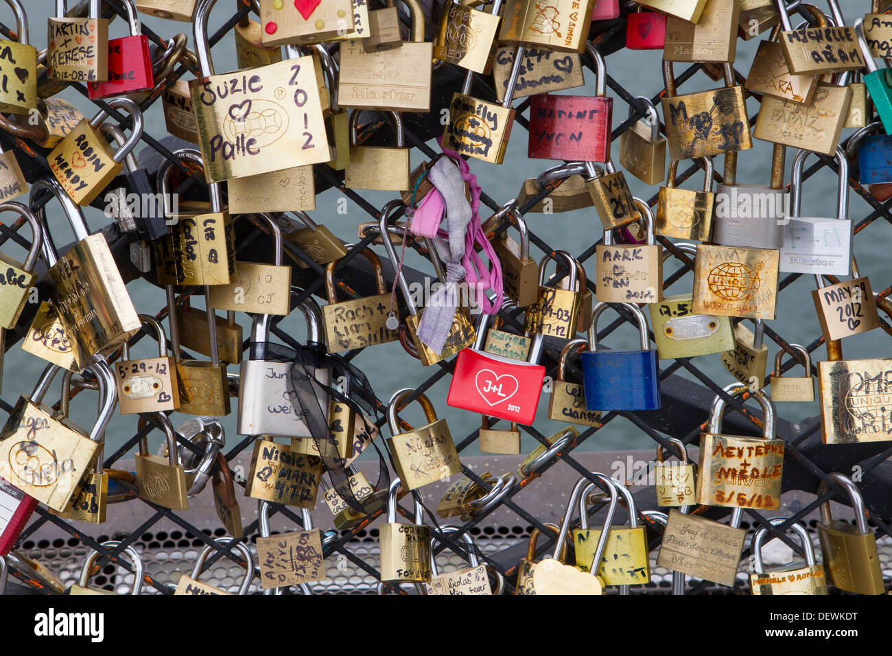Collection of padlocks hi-res stock photography and images - Alamy