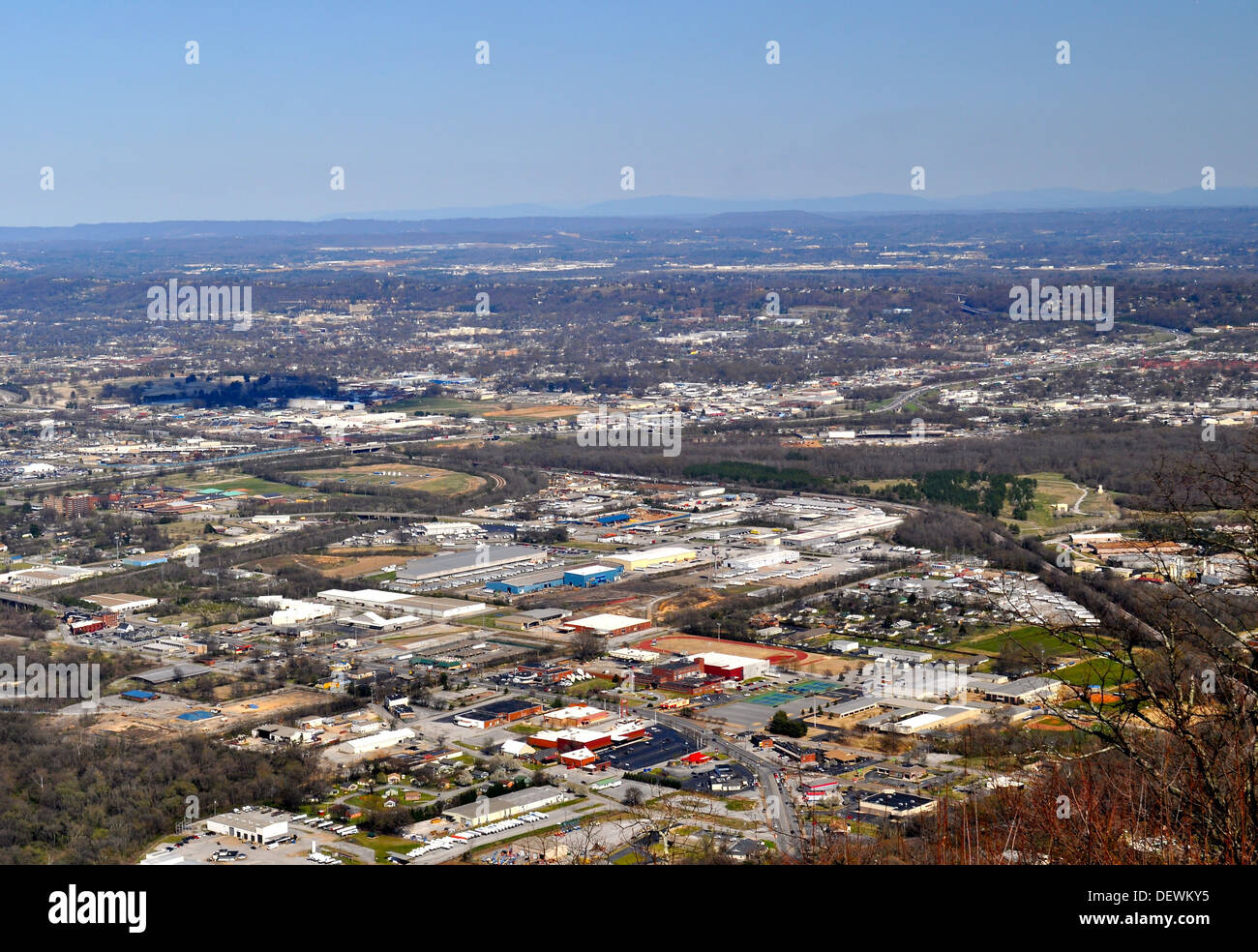Point Park Overlook - Chattanooga, Tennessee - USA Stock Photo - Alamy