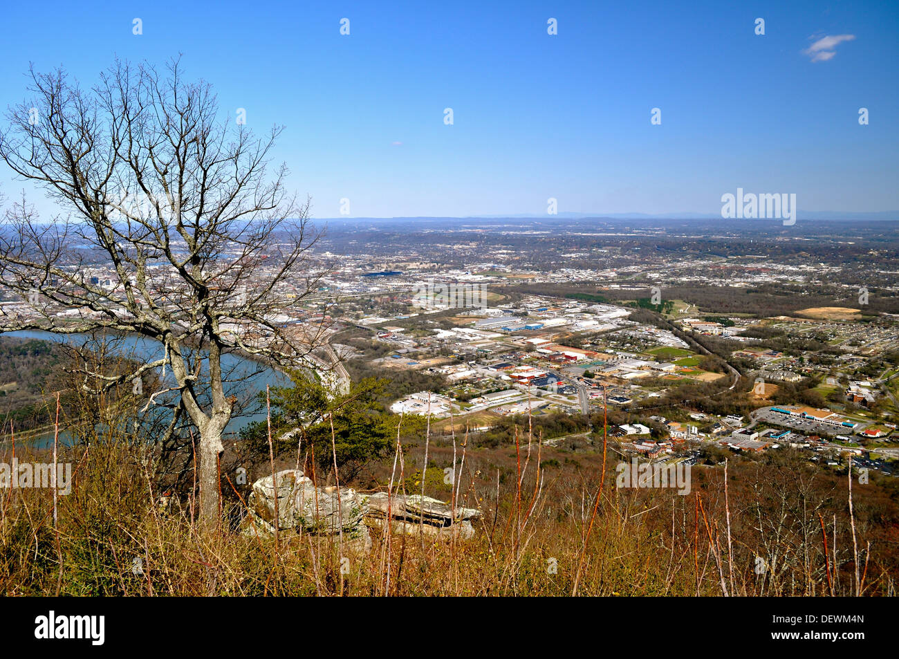 Point Park Overlook - Chattanooga, Tennessee - USA Stock Photo - Alamy