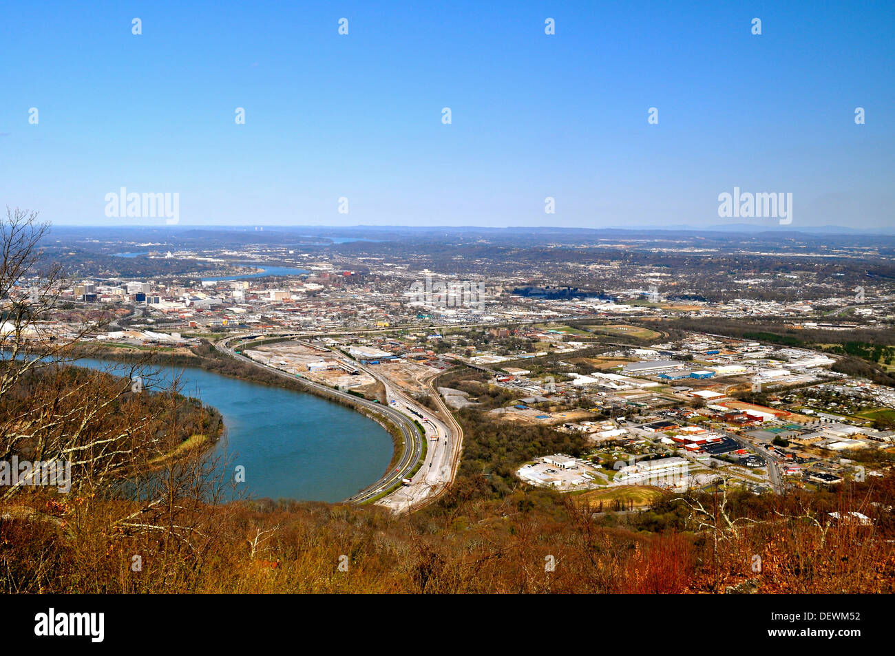 Point Park Overlook - Chattanooga, Tennessee - USA Stock Photo - Alamy