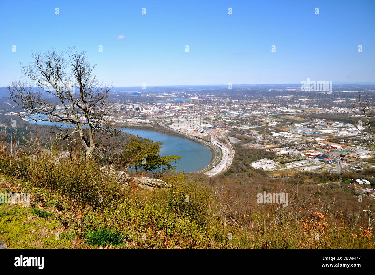 Point Park Overlook - Chattanooga, Tennessee - USA Stock Photo - Alamy