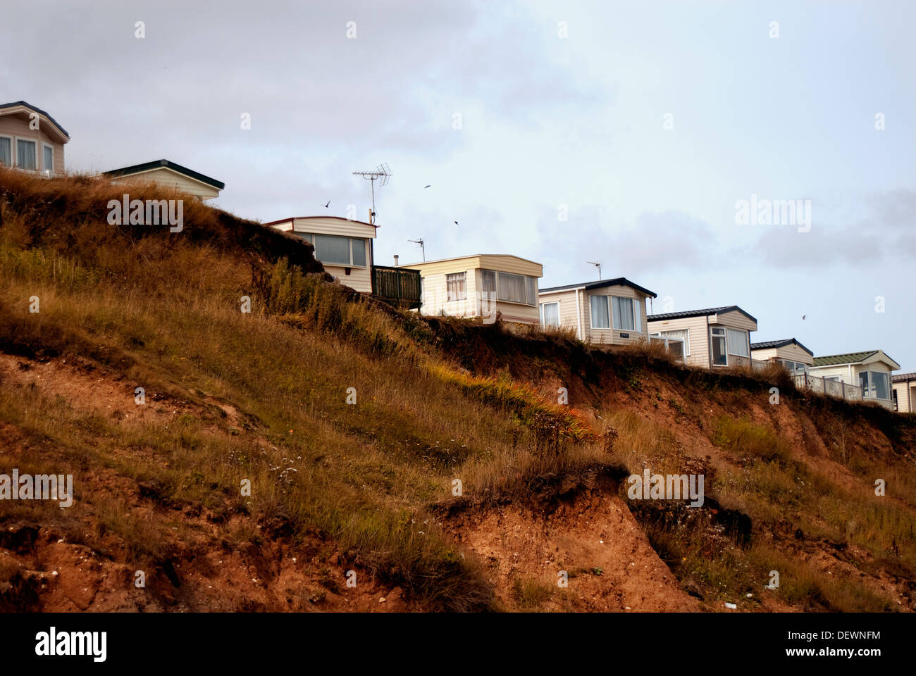 Caravans on holderness coastline close hi-res stock photography and ...