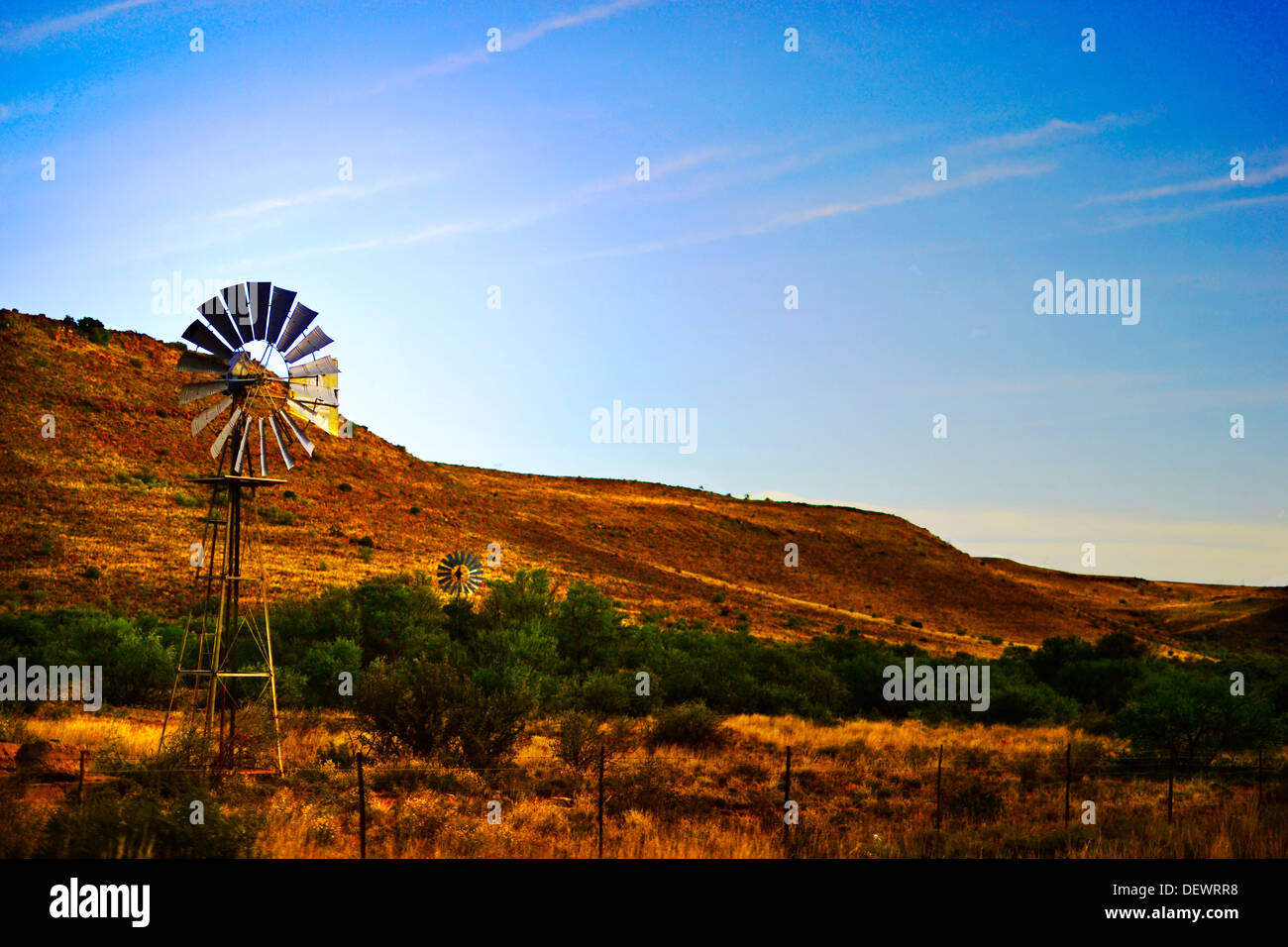 South africa farm windmill hi-res stock photography and images - Alamy