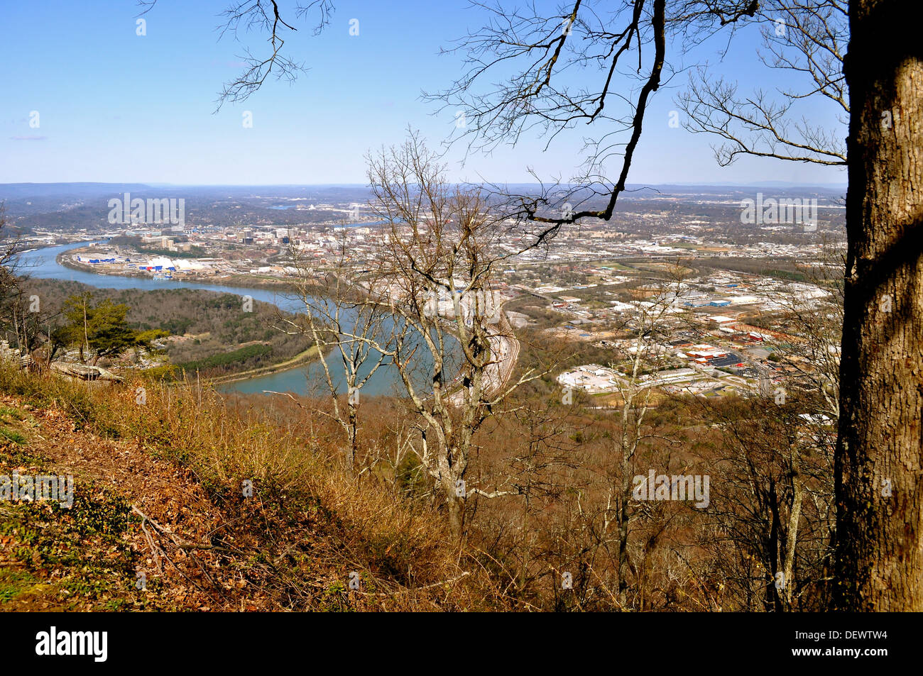 Point Park Overlooking Chattanooga Tennessee Stock Photo - Alamy