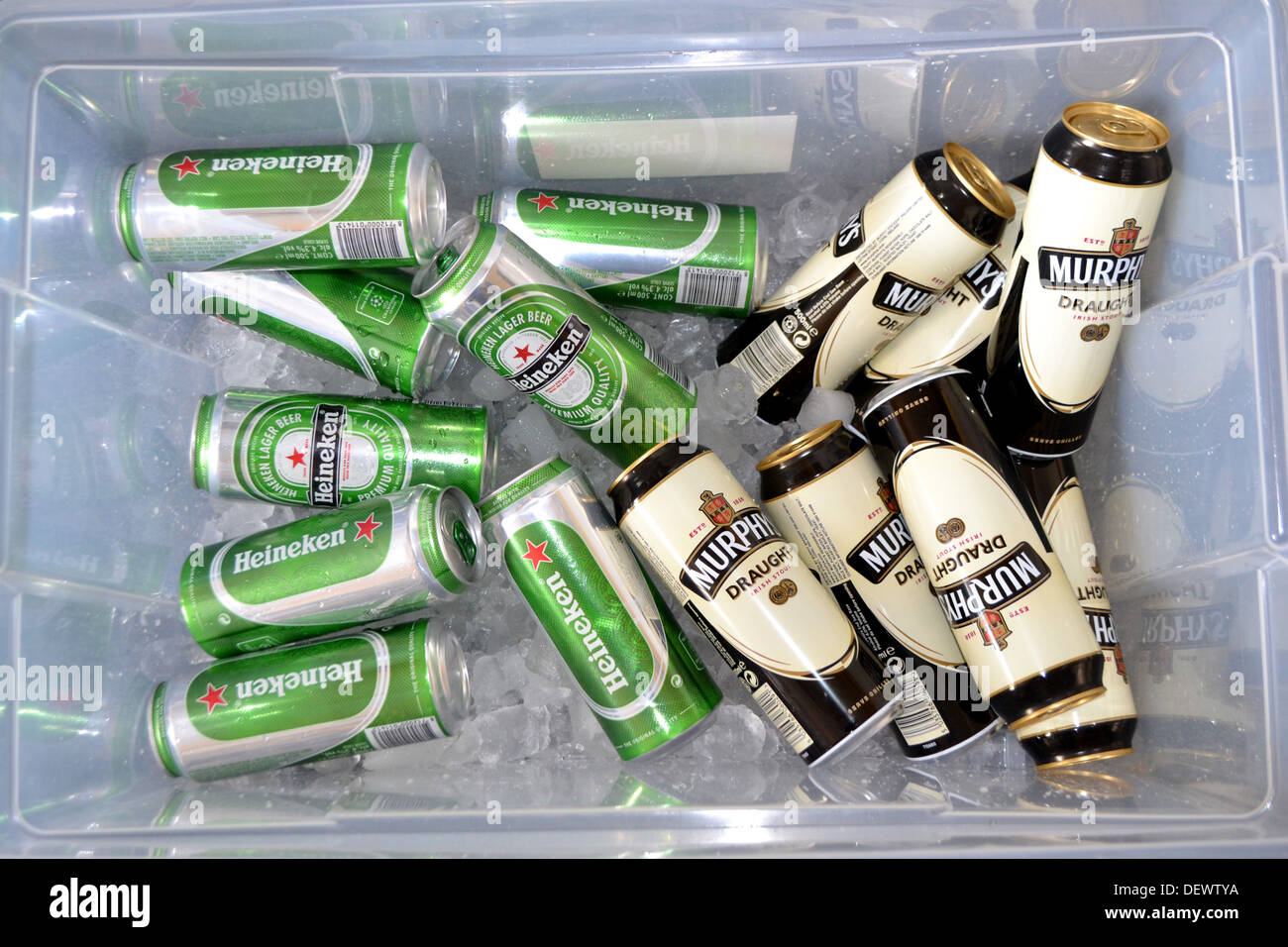 An ice box full of beers Stock Photo - Alamy