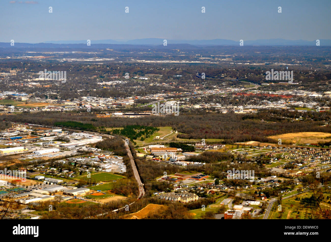 Point Park Overlooking Chattanooga Tennessee Stock Photo - Alamy