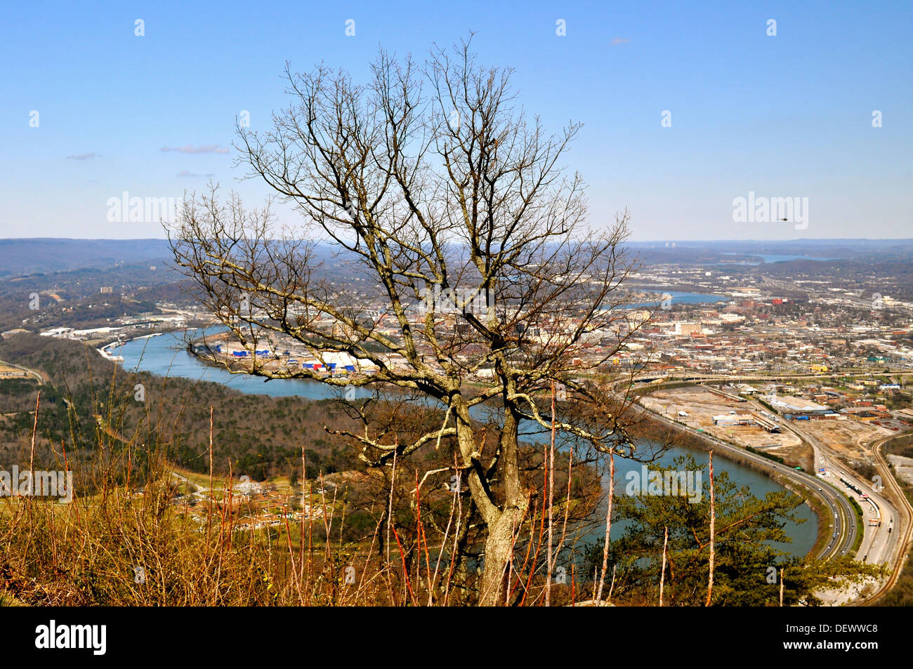 Point Park Overlooking Chattanooga Tennessee Stock Photo - Alamy