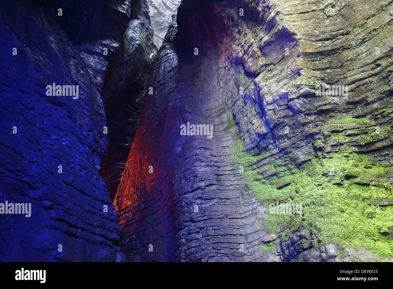 Cascata Verone Waterfall, Riva Del Garda, Lake Garda, Italy Stock Photo ...