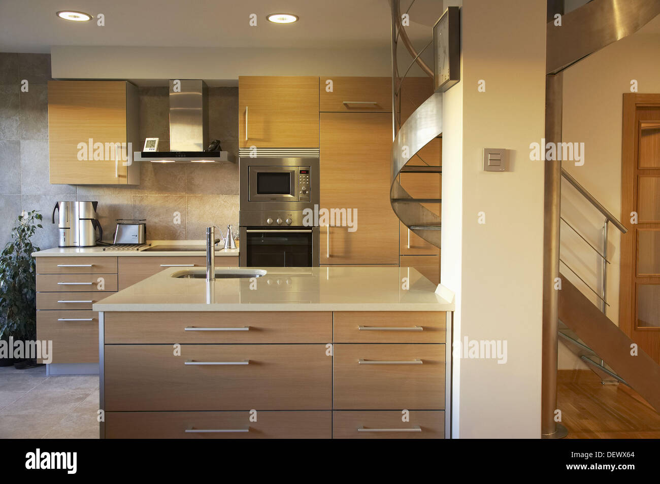 Kitchen, home design Stock Photo - Alamy
