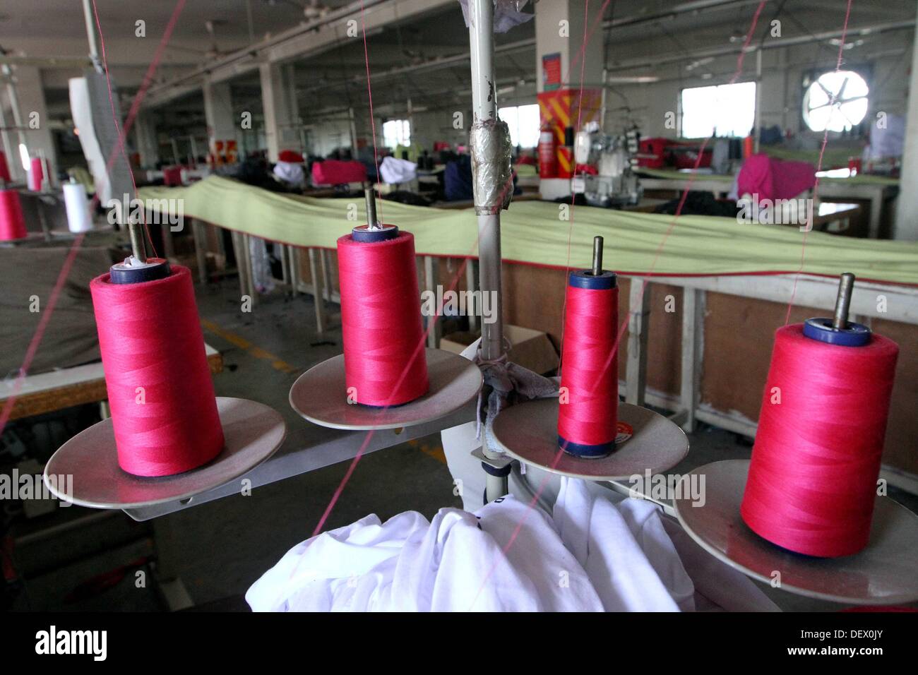 Female workers in garments factories hi-res stock photography and ...