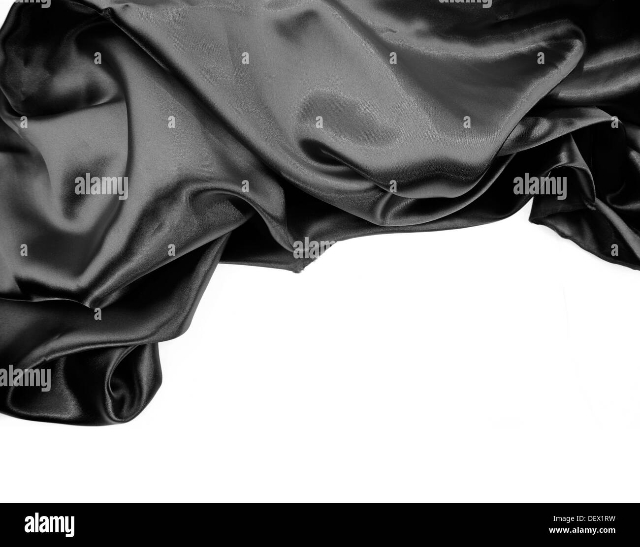 Black silk hi-res stock photography and images - Alamy