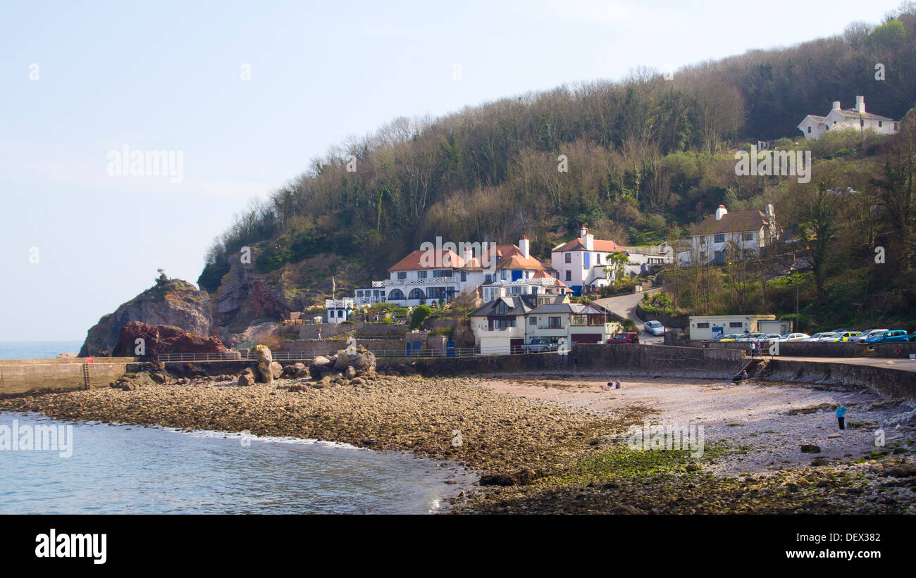 Babbacombe Beach Devon England UK Stock Photo - Alamy