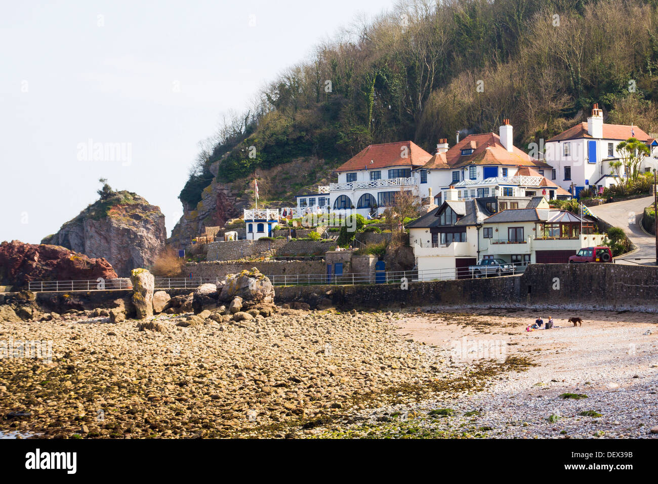 Babbacombe Beach Devon England UK Stock Photo - Alamy