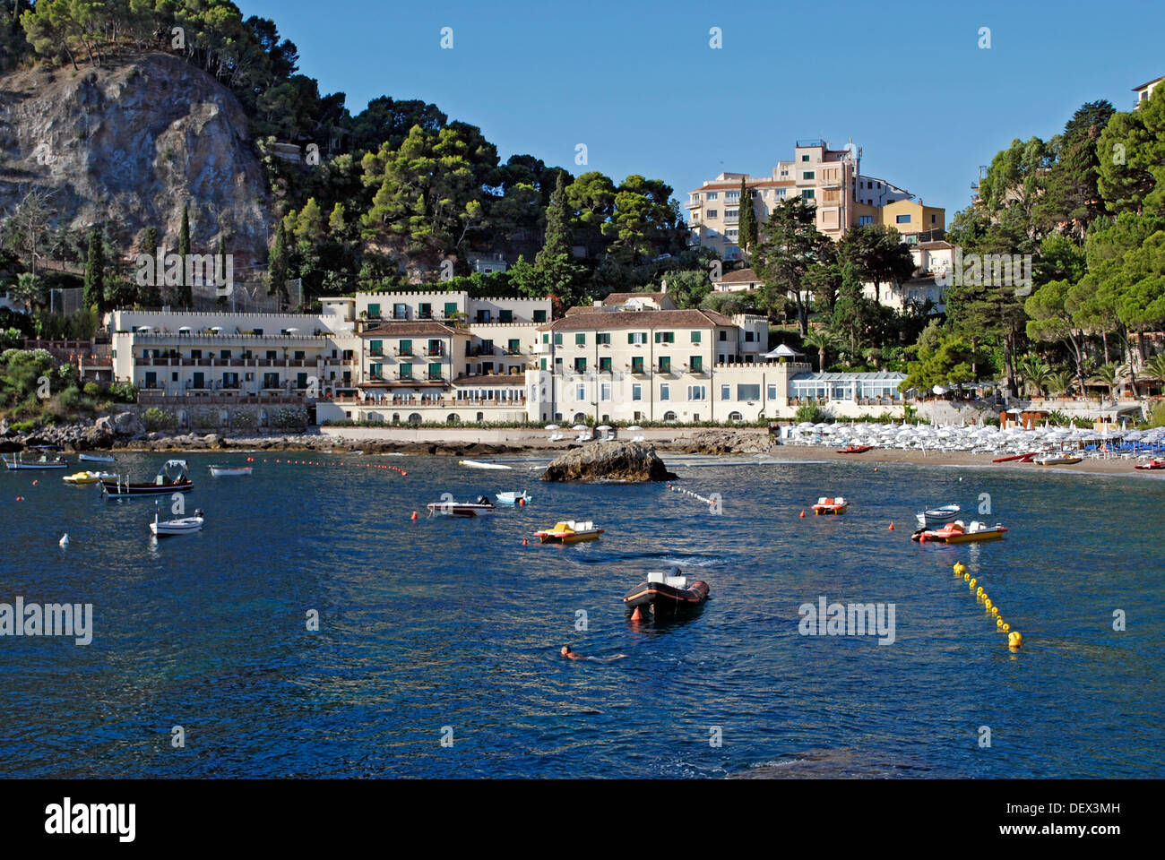 Taormina mazzaro sea hi-res stock photography and images - Alamy