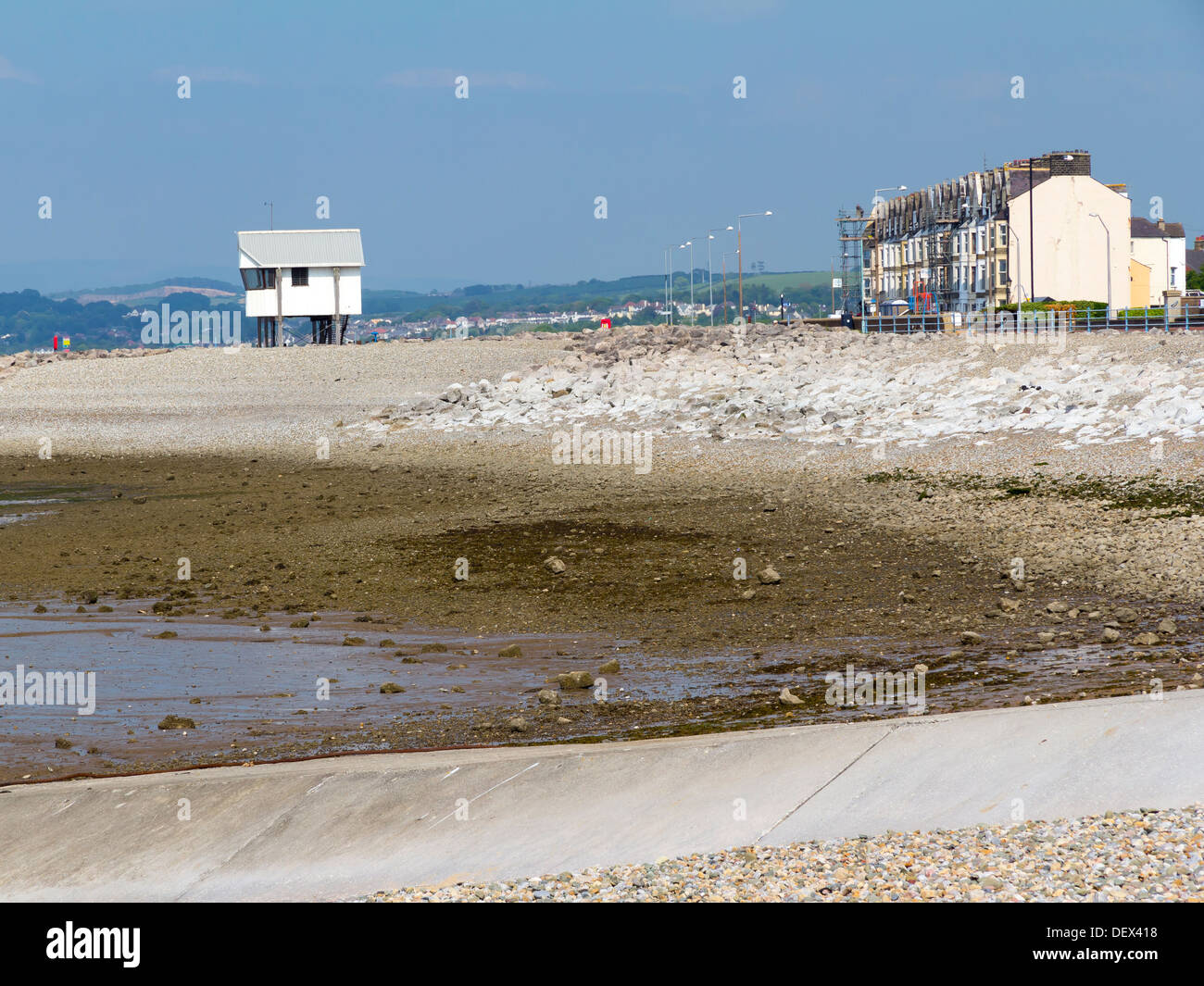 Sea front and beach at Morecambe Lancashire England UK Europe Stock ...