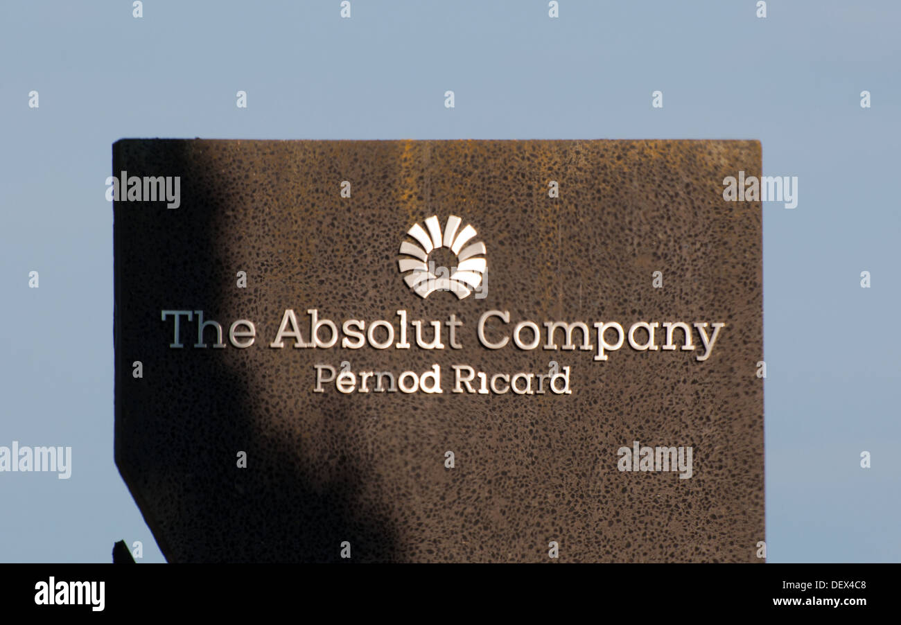 Absolut vodka logo hi-res stock photography and images - Alamy