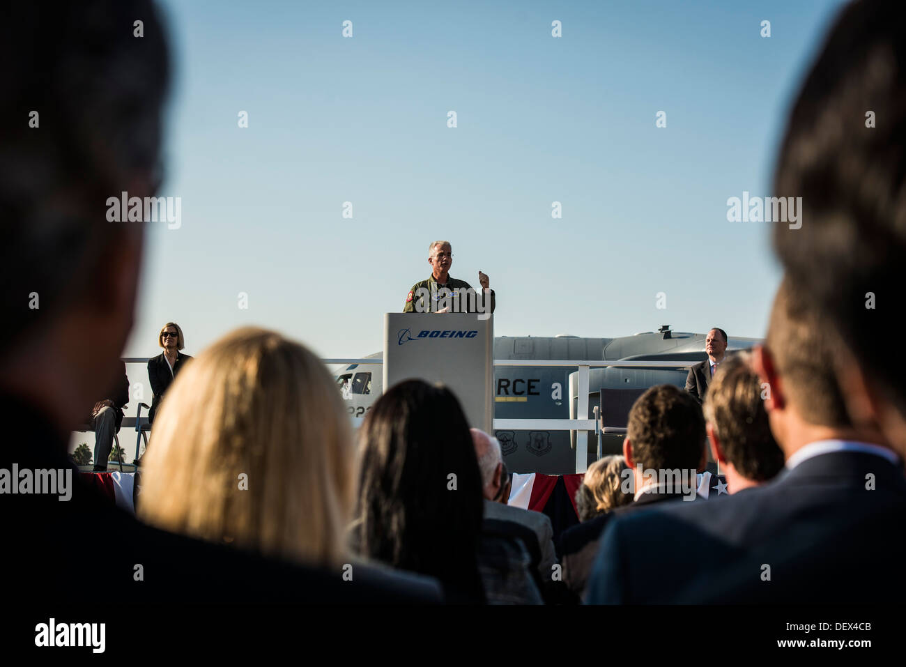 Gen. Paul Selva, Air Mobility Command commander, speaks to Boeing ...