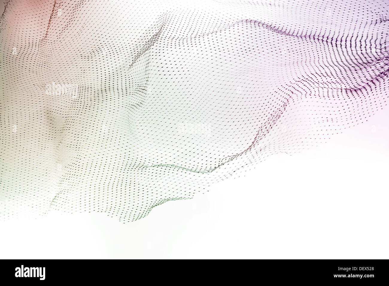 Closeup of netting on white background Stock Photo - Alamy