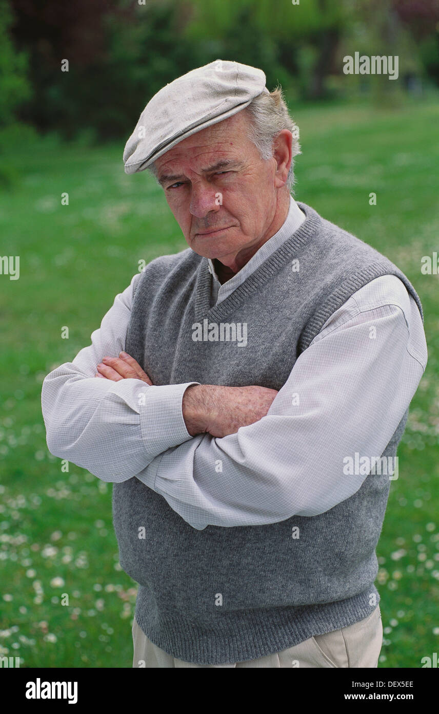 Grim old man hi-res stock photography and images - Alamy