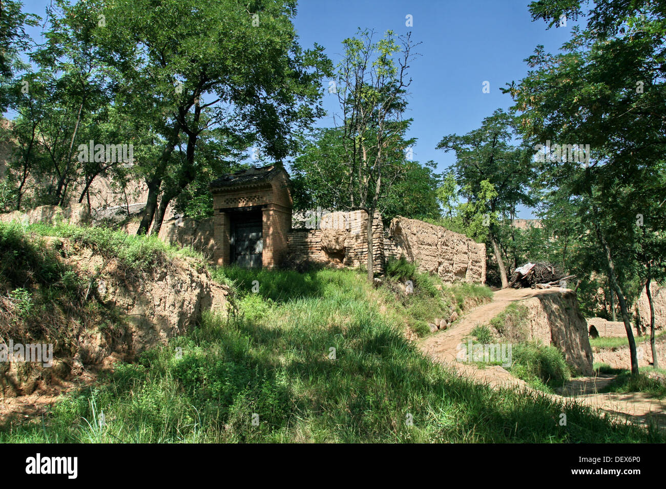 China. Loess Plateau. Village Stock Photo - Alamy